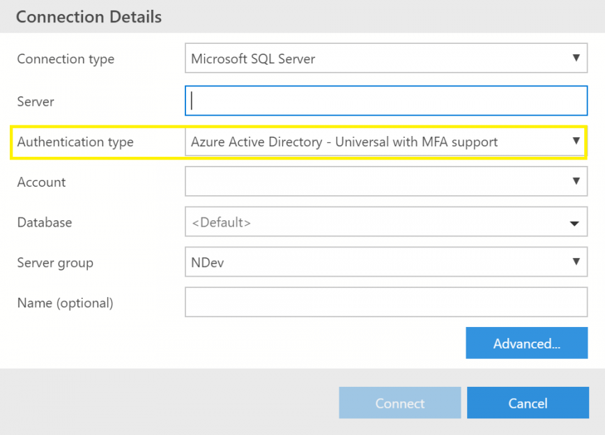 Azure Data Studio now support MFA - Nikolai Thomassen